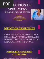 Specimen Collection Techniques Overview | PDF | Medical Specialties ...