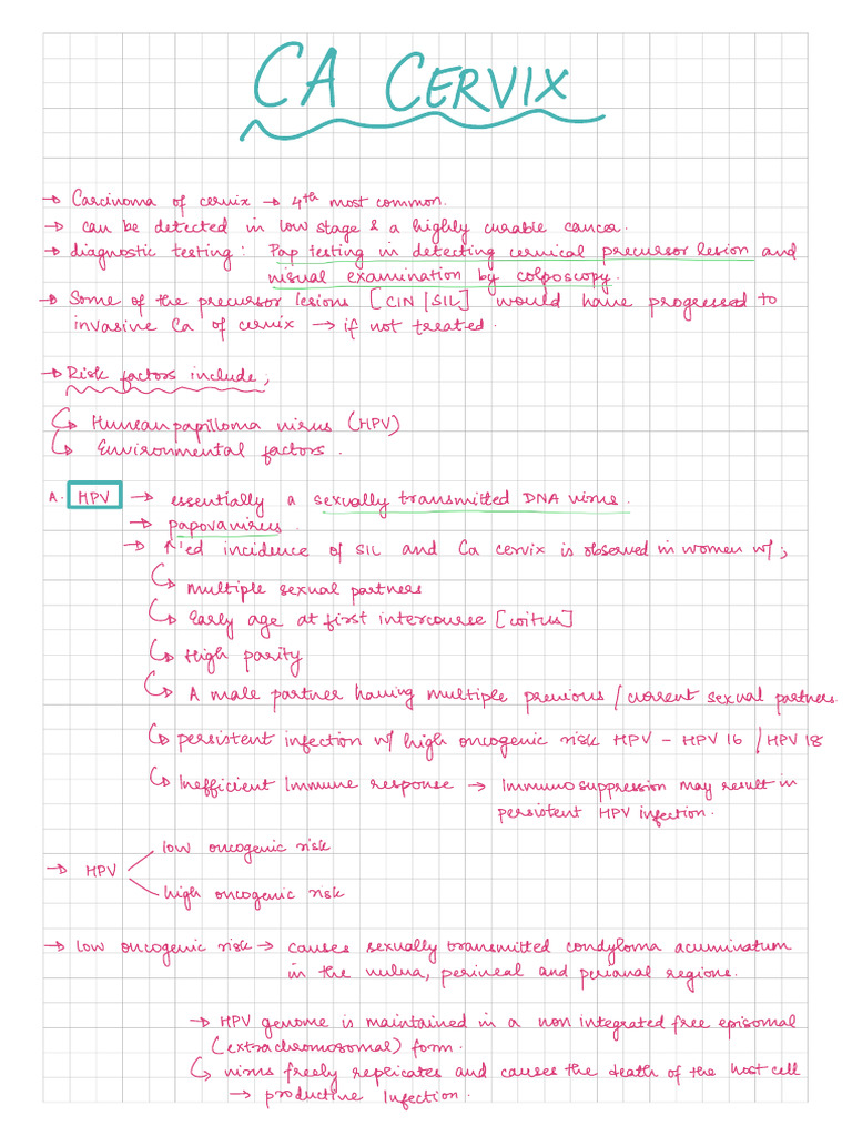 Ca Cervix | PDF