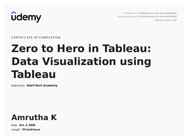 Data Visualization Using Tableau | PDF