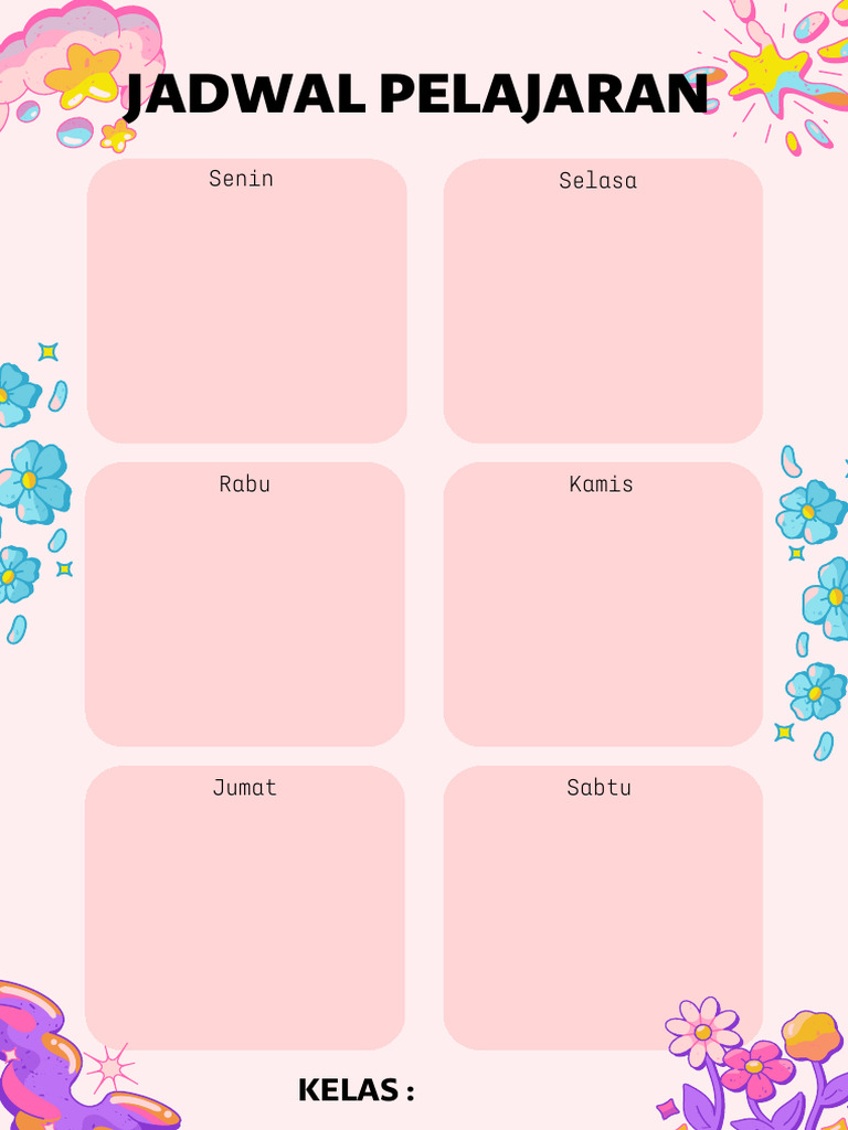 Pink Blue Purple Vibrant Cartoony Illustration Lesson Plan - 20251113 ...