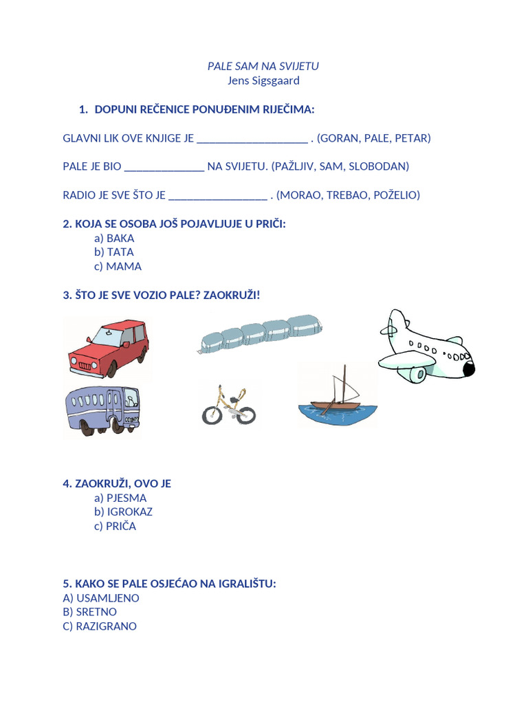 Pale Sam Na Svijetu NL | PDF