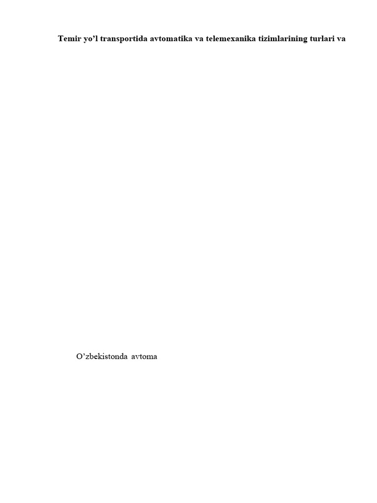 1 Ma'ruza | PDF