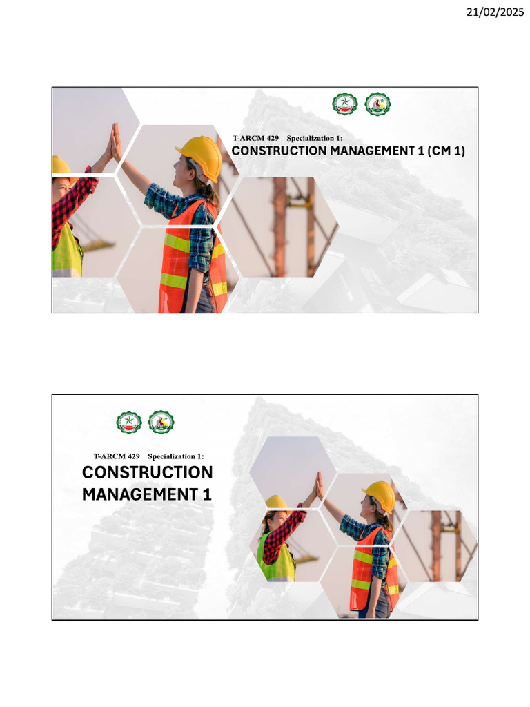 Module 1 - Construction Practices | PDF