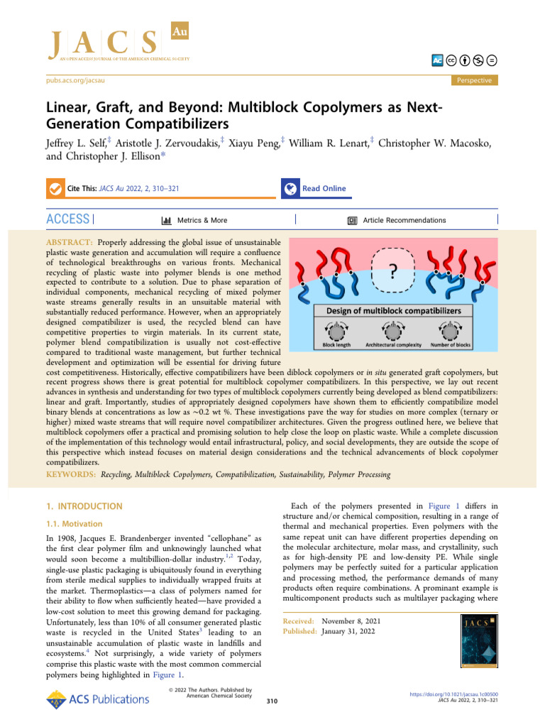 Linear Graft and Beyond Multiblock Copolymers As Next Generation ...