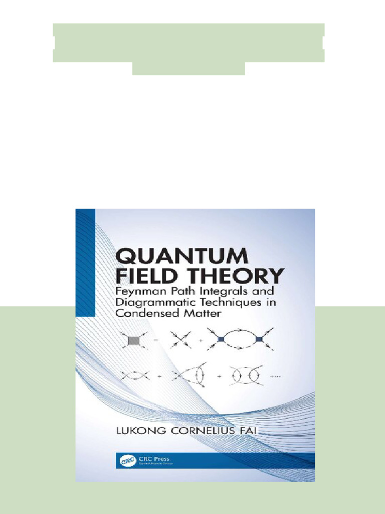 22595172 | PDF | Quantum Field Theory | Statistical Mechanics