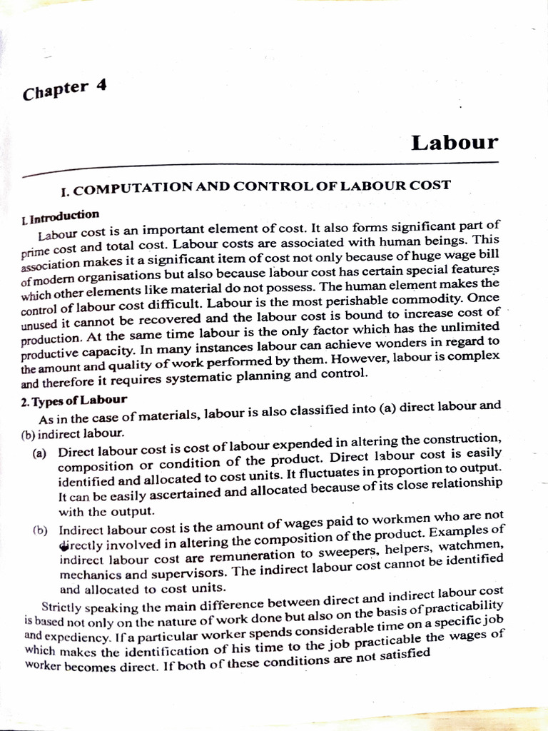Labour Cost Control and Turnover Analysis | PDF | Piece Work | Salary