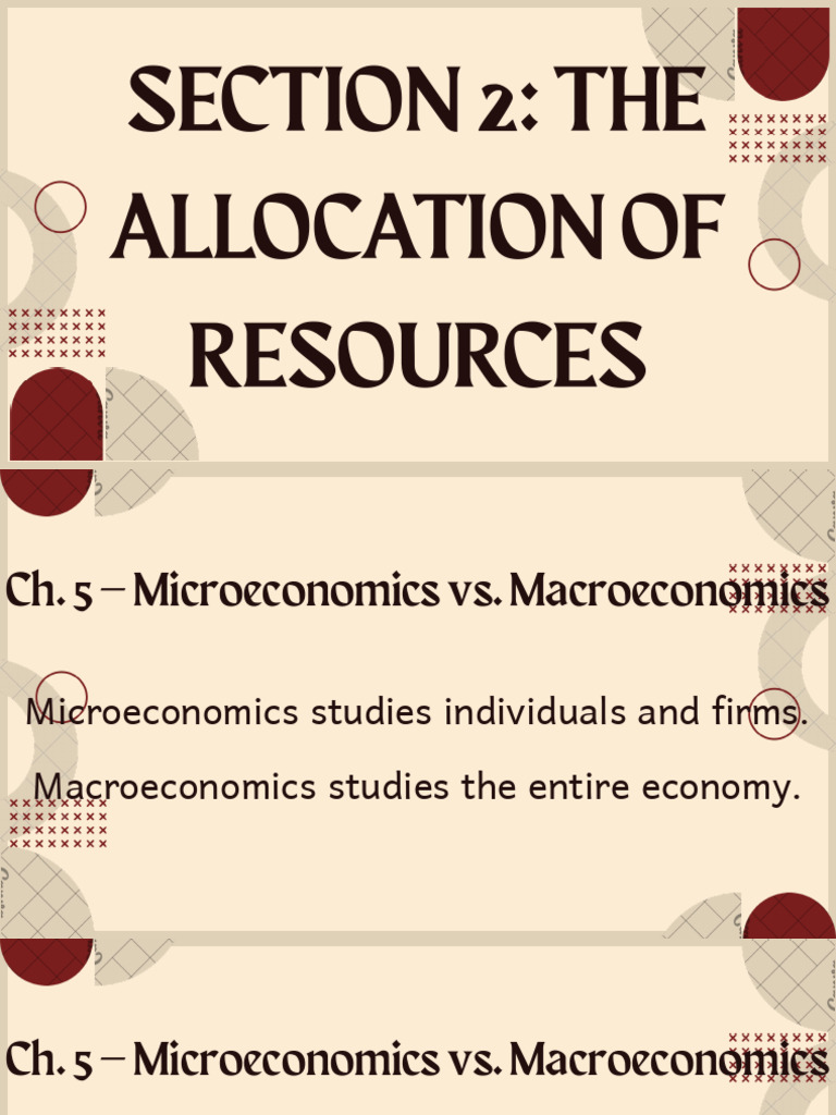 Micro vs. Macro: Resource Allocation Explained | PDF | Microeconomics ...
