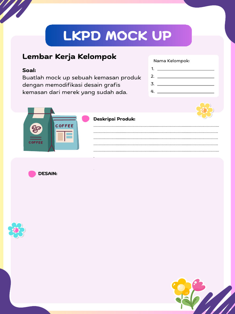 LKPD Desain Mock Up | PDF