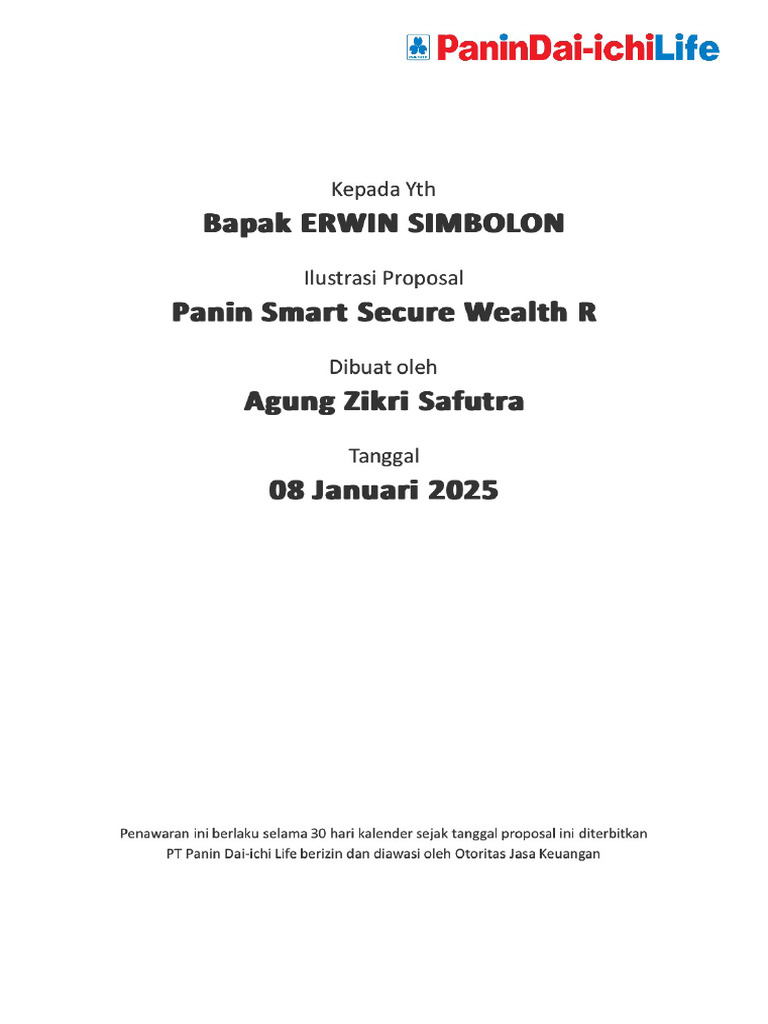 Bapak Erwin Simbolon - PSSW | PDF