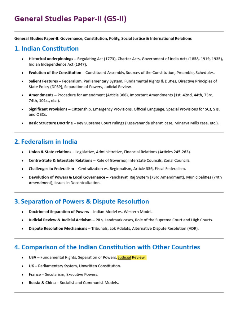 GS Paper 2 | PDF | Governance | Government