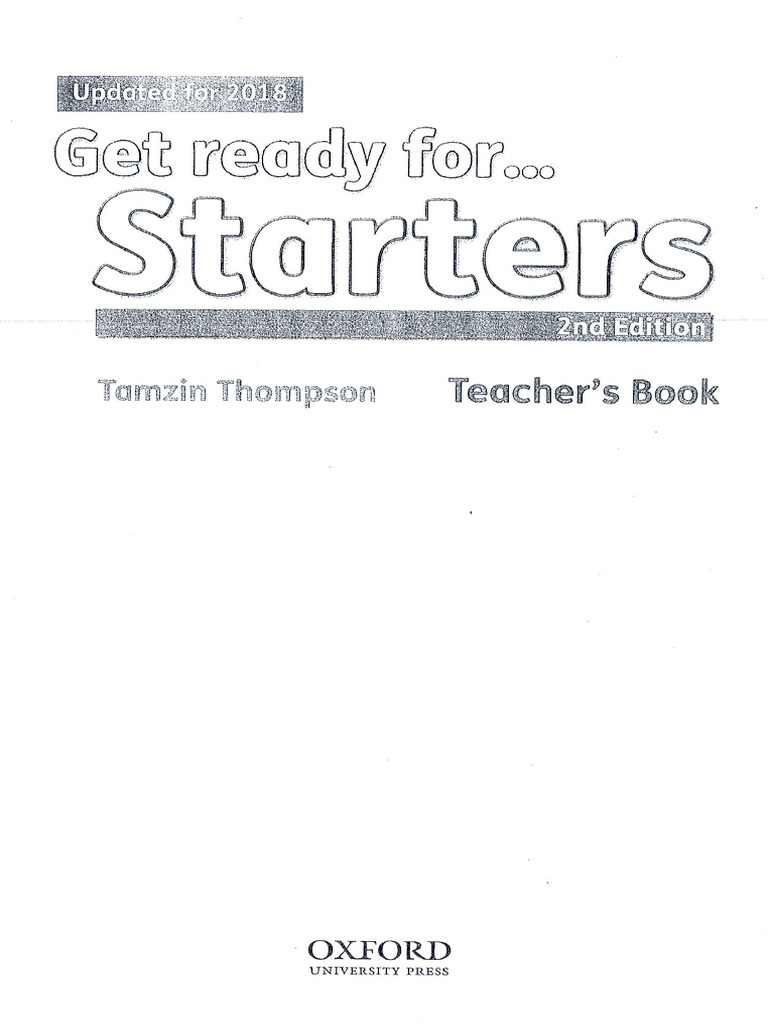 Get Ready Ford Starter_teacher | PDF