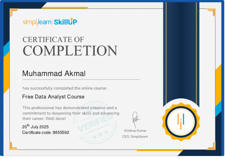 Data Analyst Course Complete Muhammad Akmal | PDF