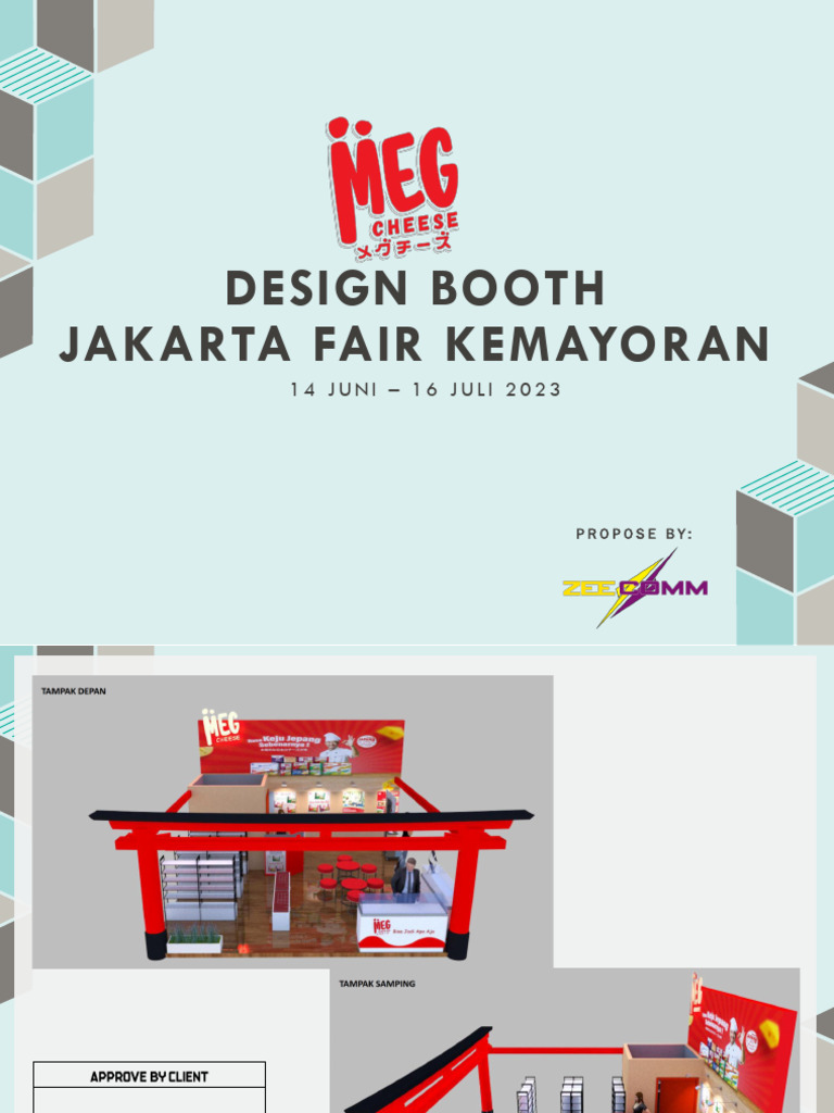Approval Design Booth Meg Cheese | PDF