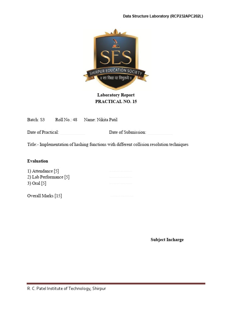 ds15 | PDF | Software Engineering | Algorithms And Data Structures
