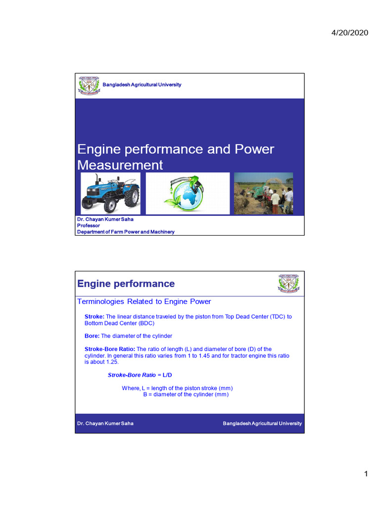 Engine Performance and Power Measurement - Compatibility Mode | PDF ...