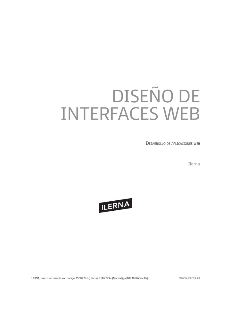 Diseño de Interfaces Web | PDF | HTML | Color