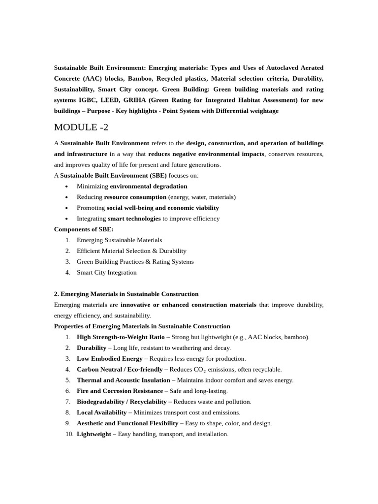 Sustainable Materials in Green Building | PDF | Green Building ...