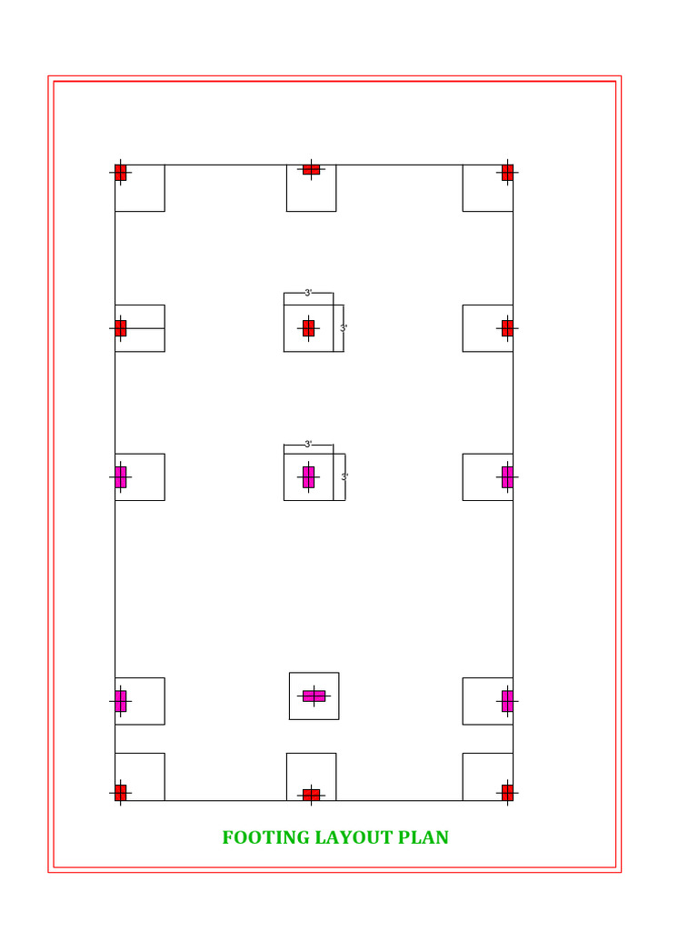 Footing Layout | PDF