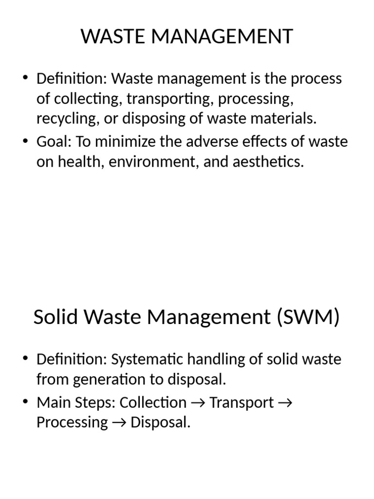 Waste Management Rules 2016 Presentation | PDF | Waste | Waste Management