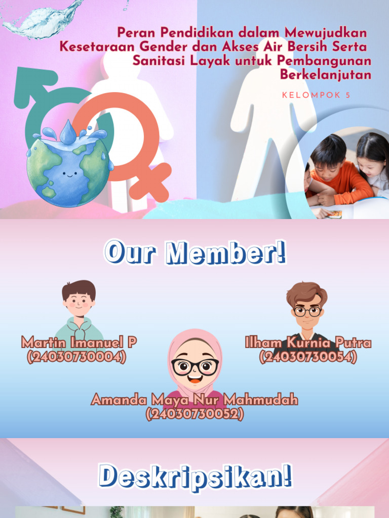 Biru Elemen & Mockup Isometrik Teknologi Dalam Pendidikan Presentasi ...