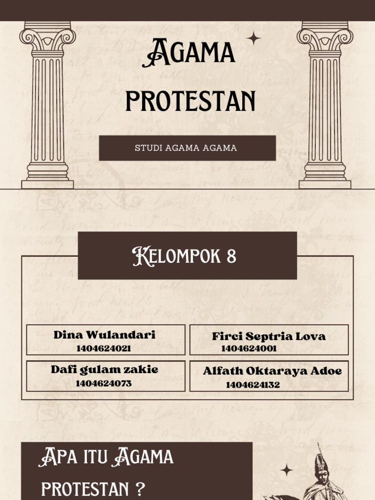 Kelompok 8 Agama Protestan - 20251104 - 140112 - 0000 | PDF