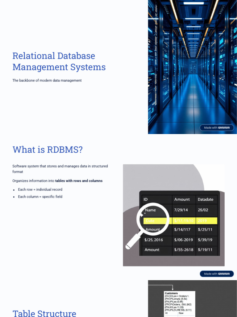 Relational Database Management Systems | PDF