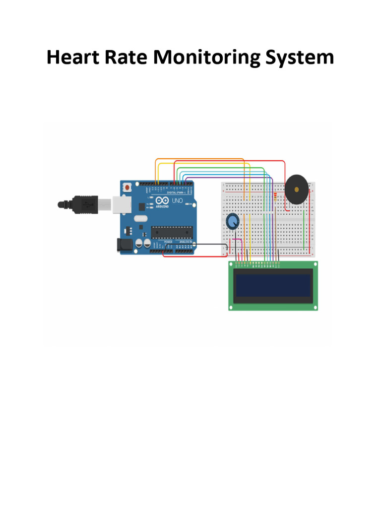 Heart Rate Monitoring System Using Pulse Sensor | PDF