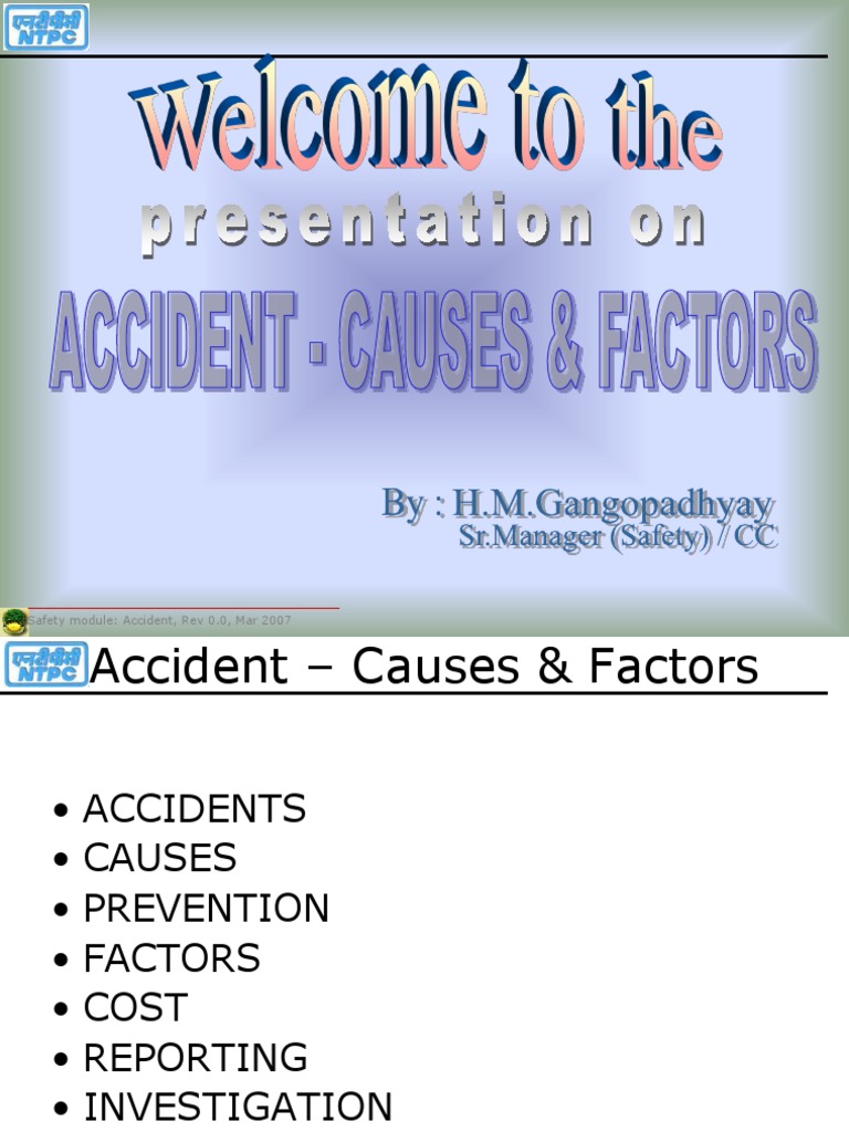 Accident - Causes & Factors | PDF | Traffic Collision | Safety