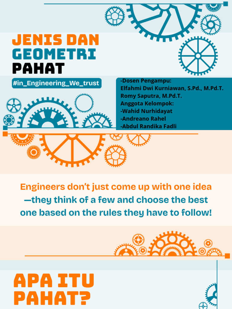 Smart Solutions Comparing Engineering Designs Presentation in Orange ...