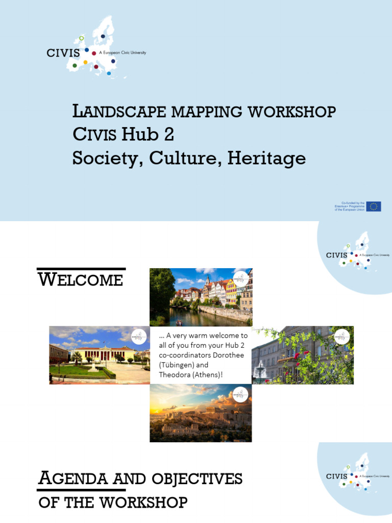 CIVIS Hub SCH Landscape Mapping Workshop - Invitation | PDF