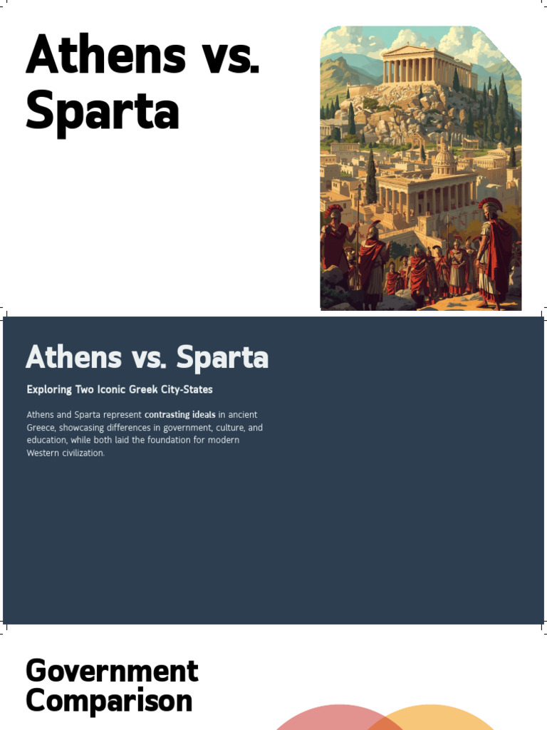 Presentation - Athens vs. Sparta | PDF | Sparta | Athens
