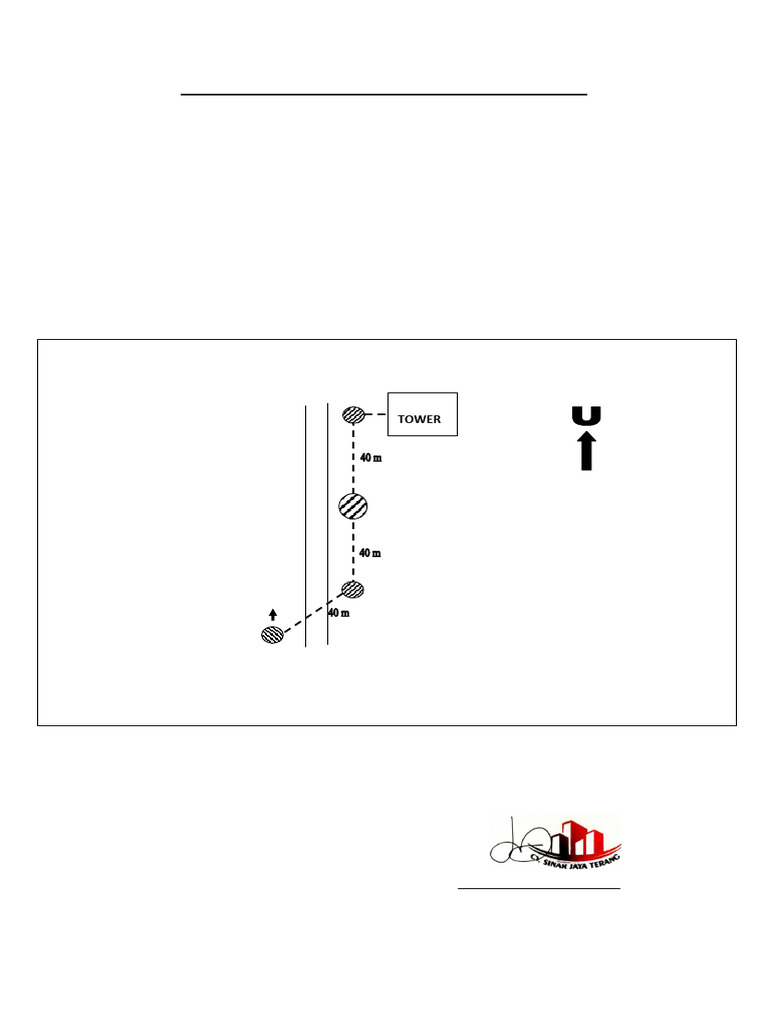 Lay Out Plan Tower Site Rembang-3 | PDF