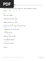 Cyclone Guitar Tabs and Chords | PDF | Guitars | Song Structure