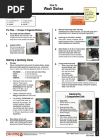 Dishwashing SOP for Kitchen Hygiene | PDF | Dishwasher