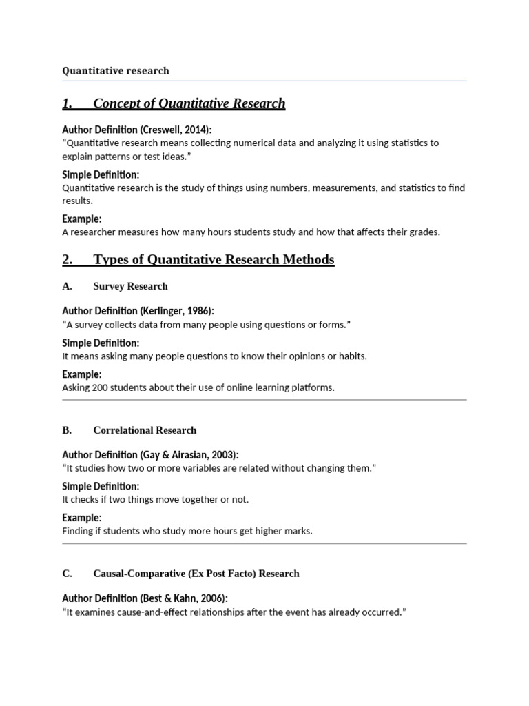 Understanding Quantitative Research Methods | PDF | Quantitative ...
