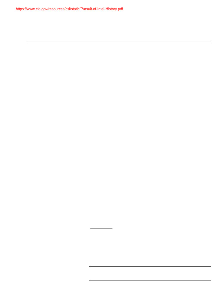UK Intelligence History Overview | PDF