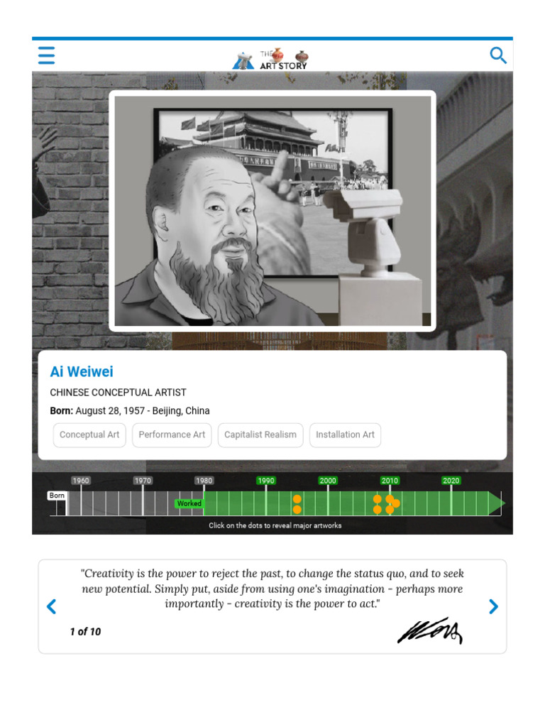 Ai Weiwei: A Radical Artist's Journey | PDF | Minimalism | China
