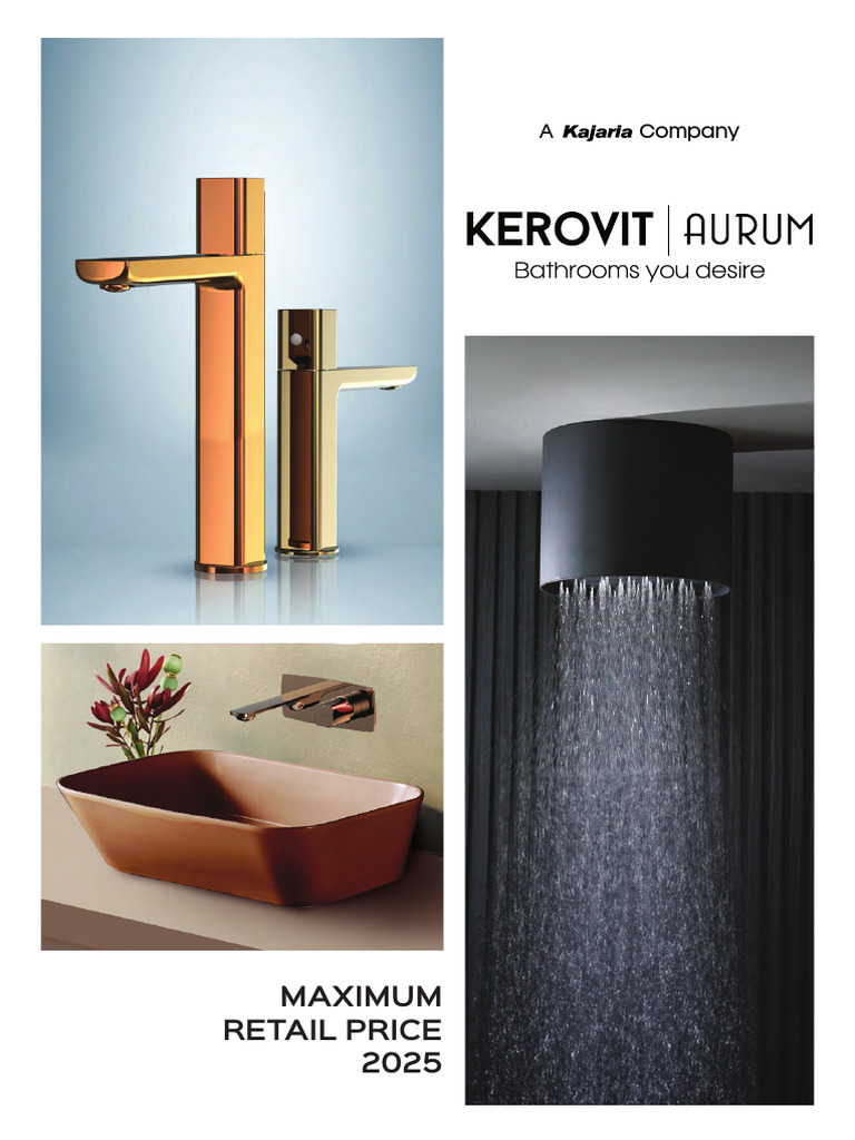 Kerovit Price List 2025 PDF | PDF | Tap (Valve) | Water Management