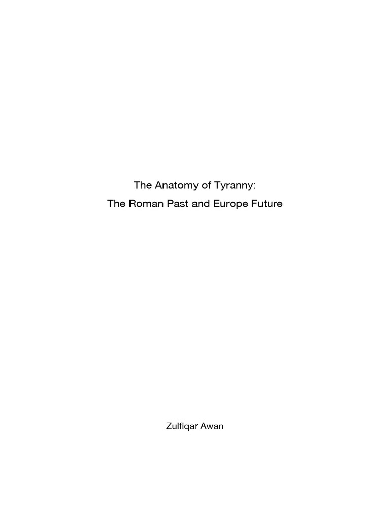 The Anatomy of Tyranny - 20251019181955 | PDF | Augustus | Ancient Rome