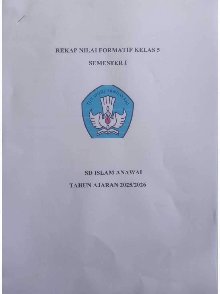 Format Penilaian Formatif Kelas 5-1 | PDF