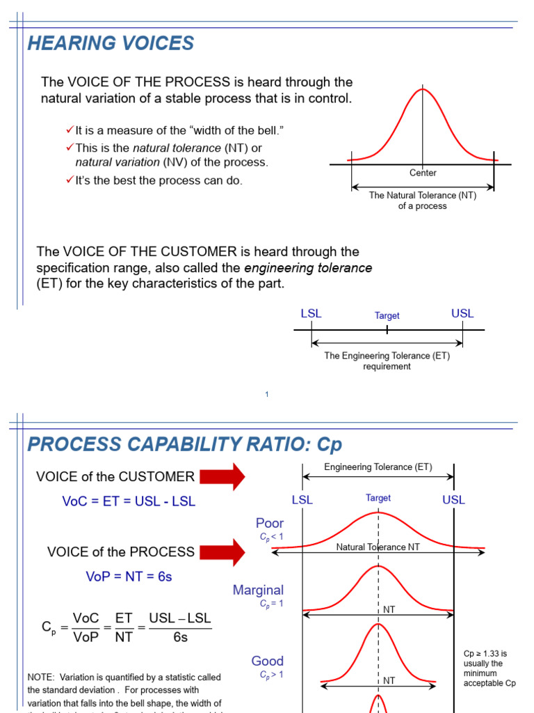 Process Capability Study | PDF | Engineering Tolerance