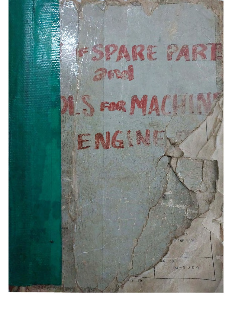 Main Engine Spare Parts | PDF