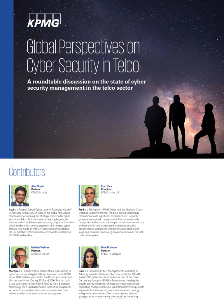 Global Perspectives On Cyber Security in Telco Web | PDF | Computer ...