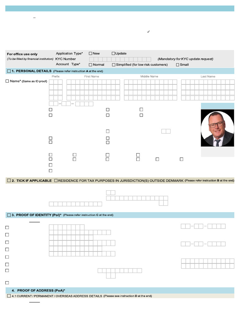 Kyc Form Edit | PDF | Identity Document | Access Control