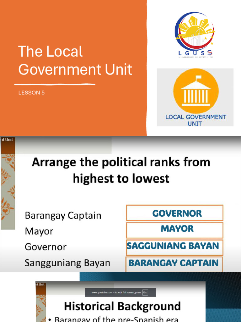 The Local Government Unit | PDF