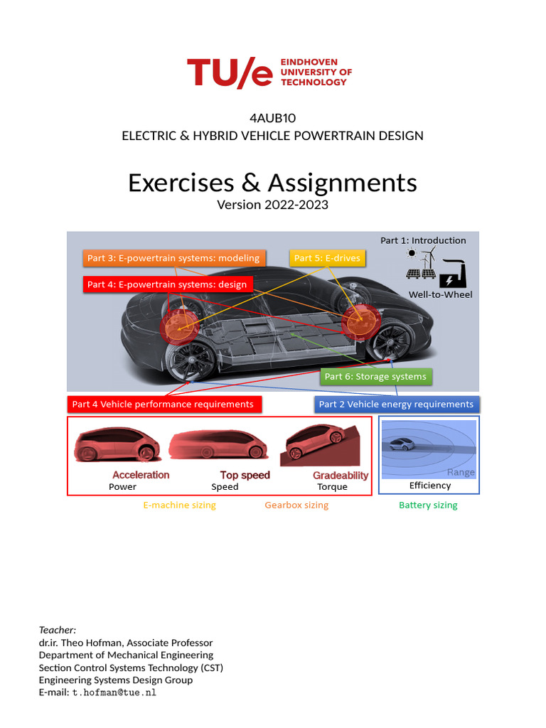 Electric & Hybrid Vehicle Powertrain Design | PDF | Electric Vehicle ...
