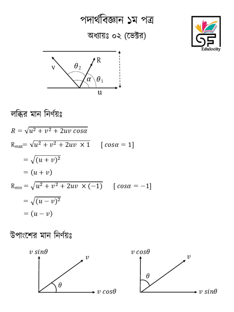 HSC Physics 1st Paper | PDF