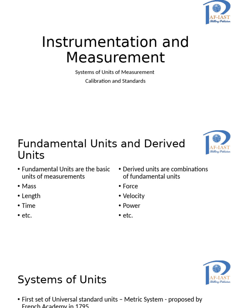 Understanding Measurement Systems and Standards | PDF | International ...