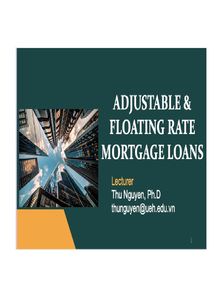 LEC05 Adjustablefloating Rate | PDF