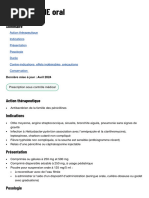 Astaph 500 : Indications et Posologie | PDF | Allaitement ...